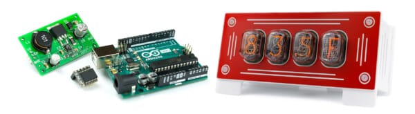 Nixie Clock Shield for Arduino - Nixie Tester Nixie Clock Shield for Arduino - Nixie Tester